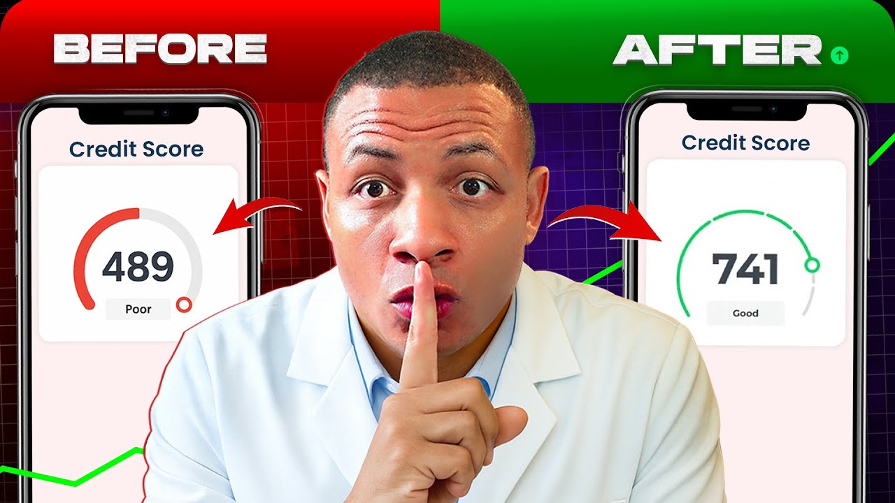 🚀 489 to 741 Credit Score—252-Point Jump Revealed! - YouTube