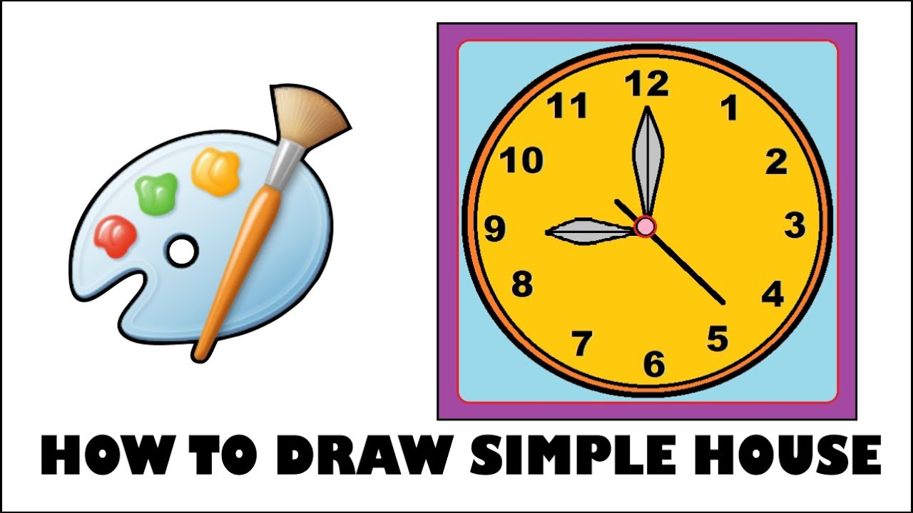 HOW TO DRAW A WATCH IN MS PAINT STEP BY STEP | SOUND LESS VIDEO - YouTube