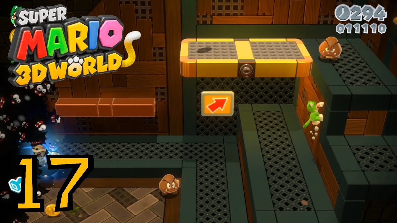 Let's Play Super Mario 3D World Part 17 - Schicht in der Fuzzy-Fabrik ...