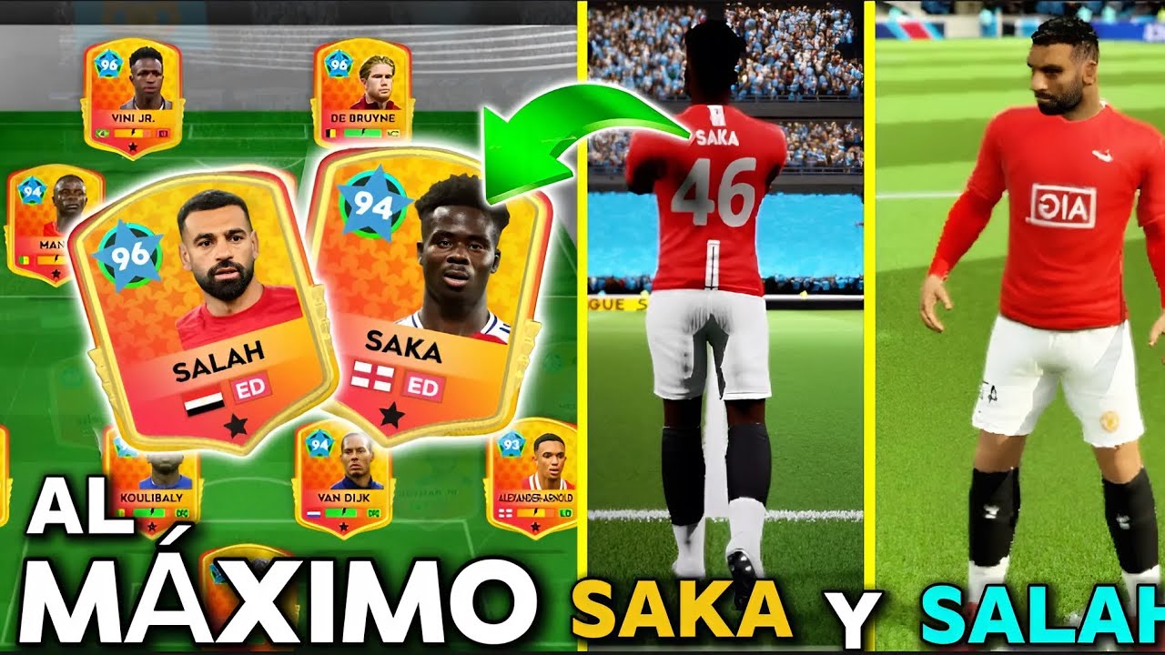 🤑ASÍ MEJORE A .SALAH Y SAKA AL MÁXIMO EN DLS 25😱UFF LOS MEJORES.!!! - YouTube