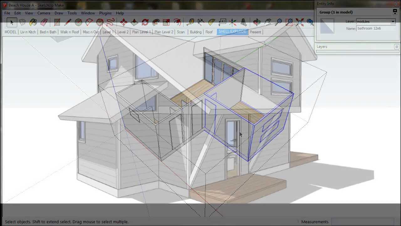 5. Explode Quick. A TreblD and SketchUp Tutorial - YouTube