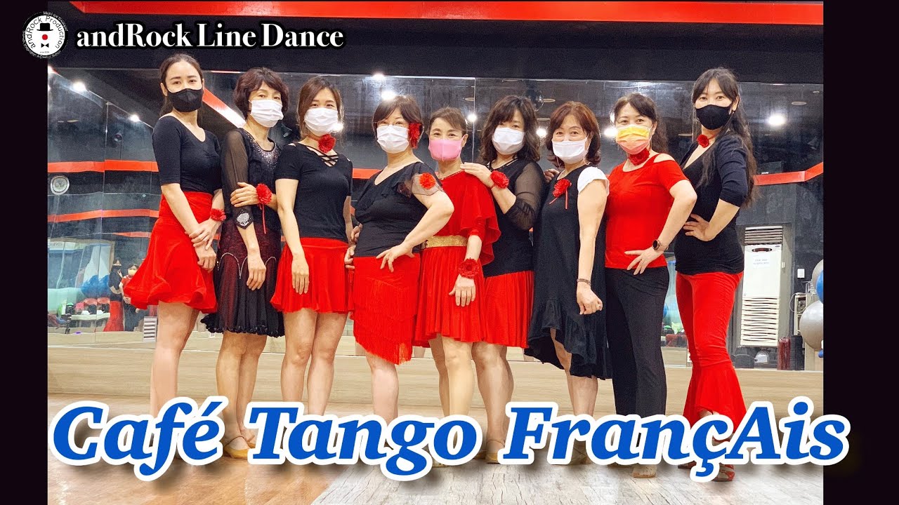 Café Tango FrançAis Line Dance(Beginner) - Demo - YouTube