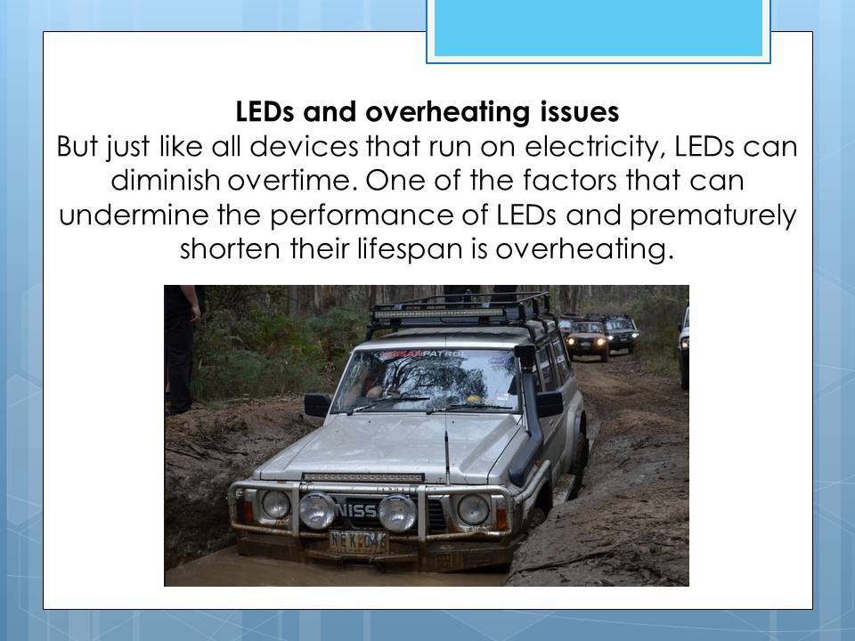 LED light bars and overheating issues - YouTube