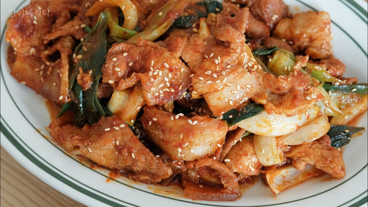 정말 맛있는 제육볶음 레시피⎜제육볶음이 소울푸드라는 남편이 인정한 실패 없는 제육볶음 양념 공유해요⎜여름 밥상 제육쌈밥