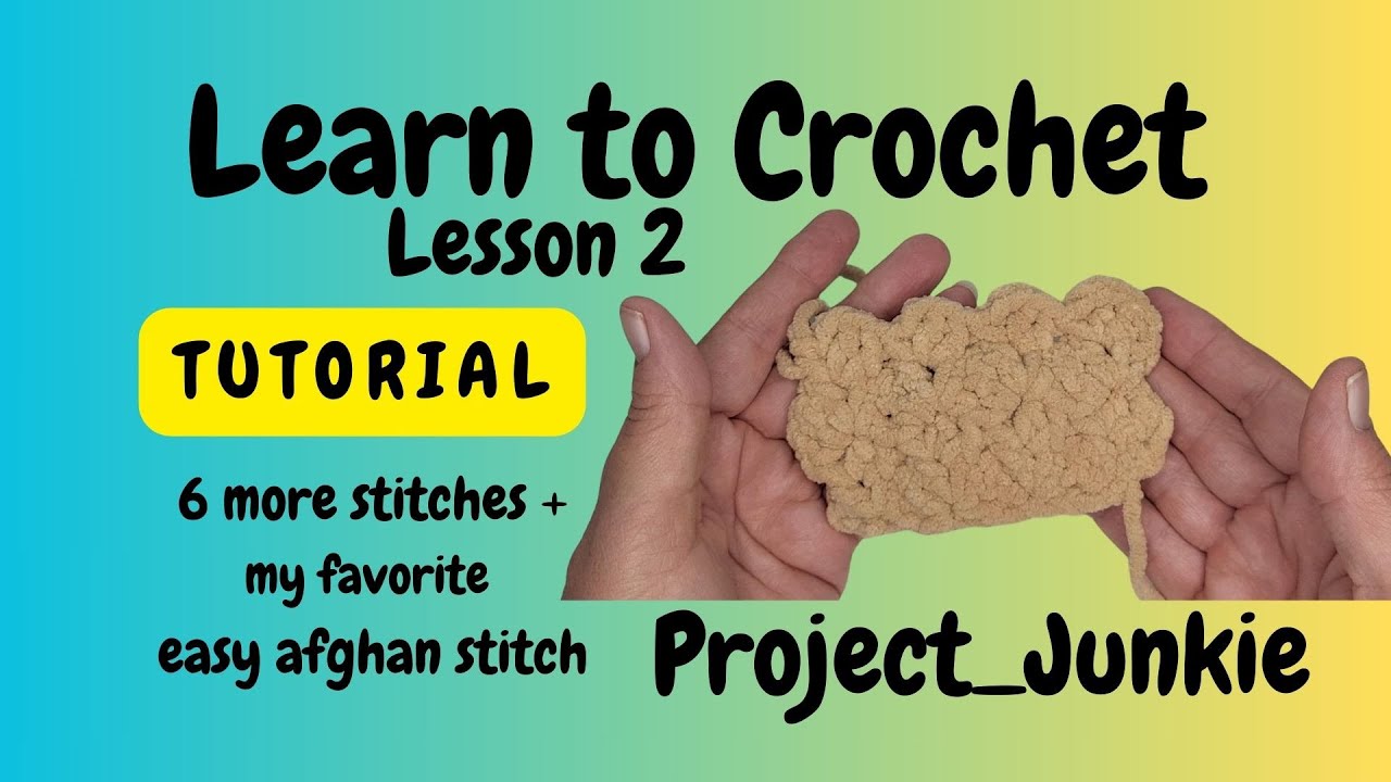 How to Crochet - Lesson 2 - YouTube