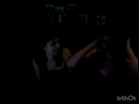 Drunk girls kissing on the sofa 