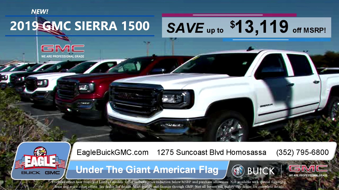 Save Thousands on New 2019 Buick and GMC Models at Your Home Town ...