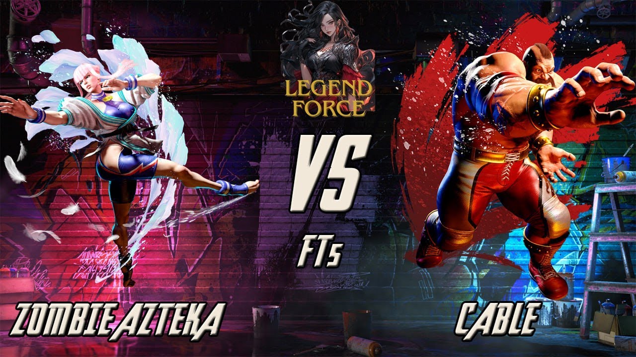 STREET FIGHTER 6 ZOMBIE AZTEKA VS CABLE - YouTube