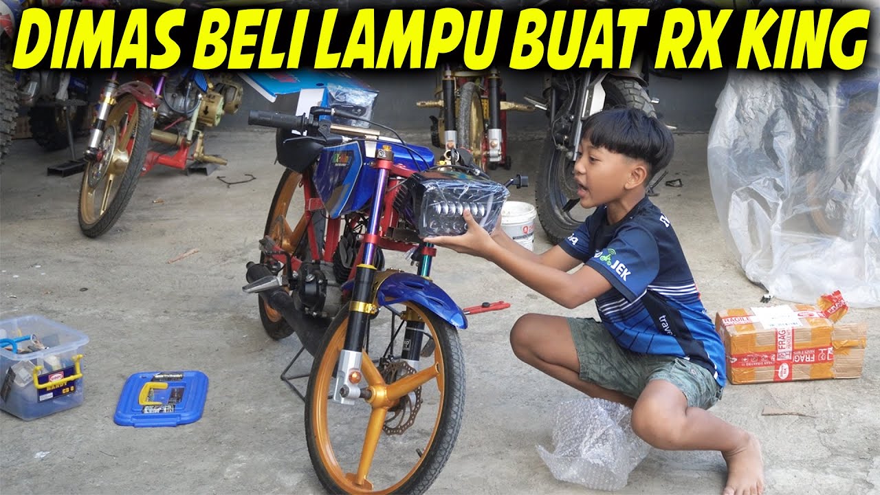 LAMPU BARU RX KING MINI DIMAS.. - YouTube