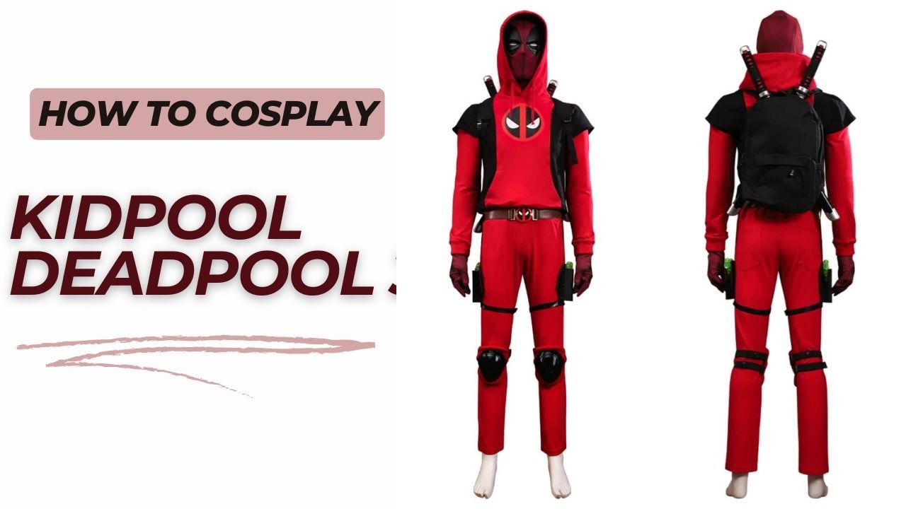 Kidpool Deadpool 3 Costumes Halloween Cosplay Outfits Children Top ...