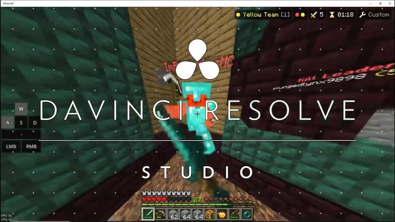 IDGAF- a skywars minecraft montage (Made With Davinci Resolve - YouTube