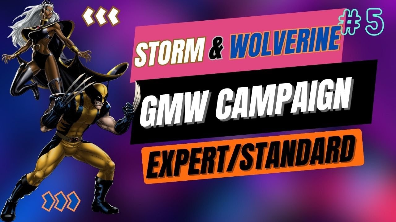 Marvel Champions, Storm & Wolverine Expert GMW Standard Campaign! (5 ...