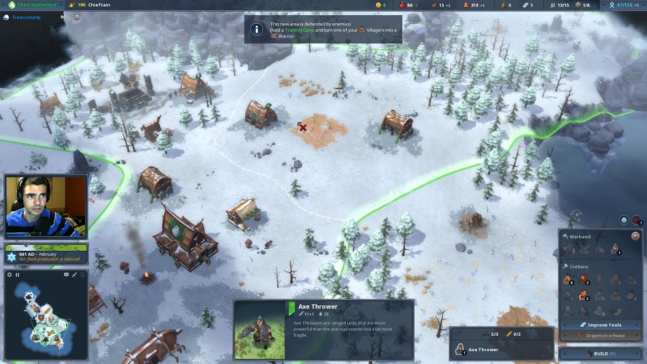 Northgard: Multiplayer 1v1 Stag vs. Wolf (Jarl vs. Warrior) - YouTube