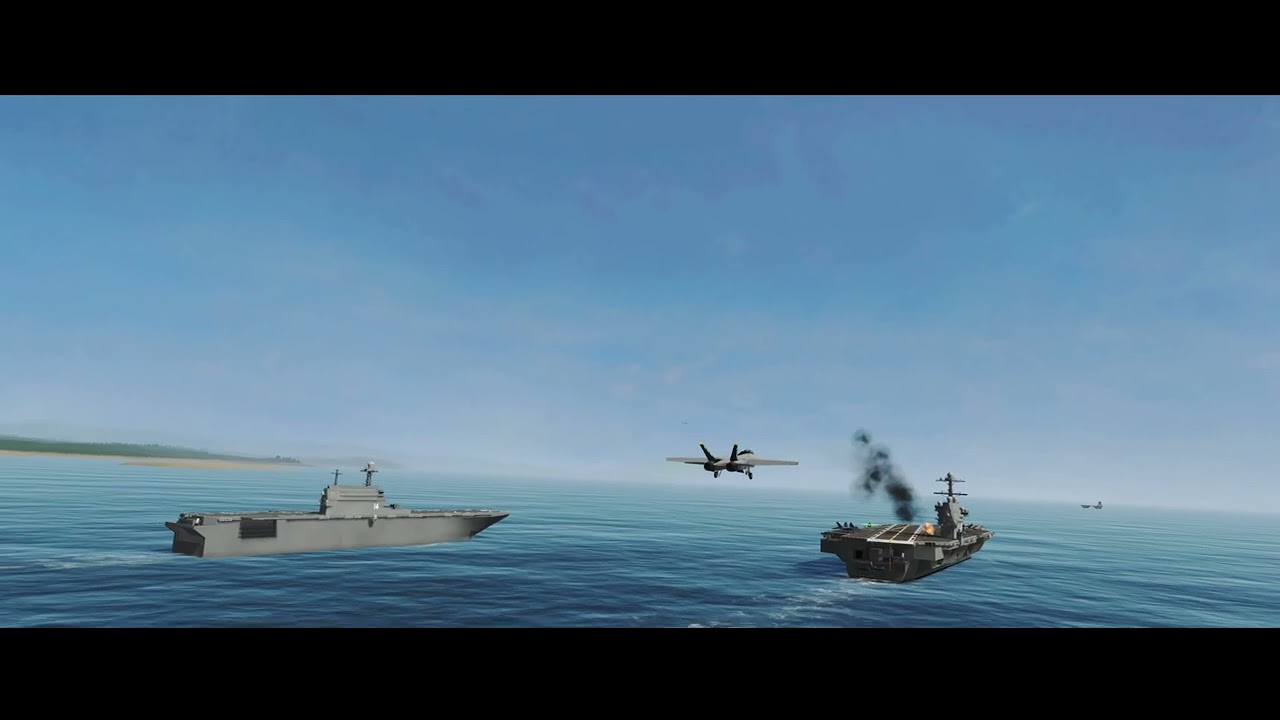 EF-24G - Carrier Recovery - VTOL VR - YouTube