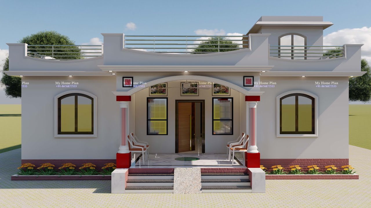 40x45 Ghar ka Design II 4 Bhk House Design Idea II 3d Home Tour Plan II ...