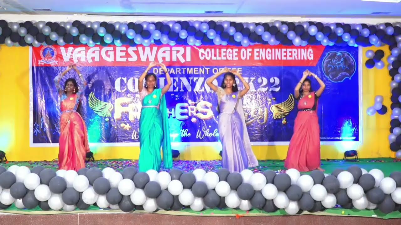 vaageswari college of engineering|karimnagar|senior girls squad dance ...