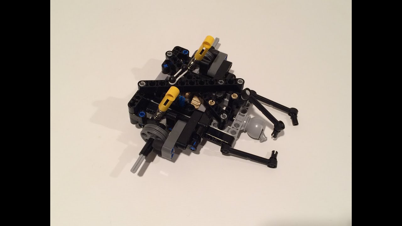 Lego Technic Rear Axle w/ Brakes, Drive and Suspension and Instructions ...
