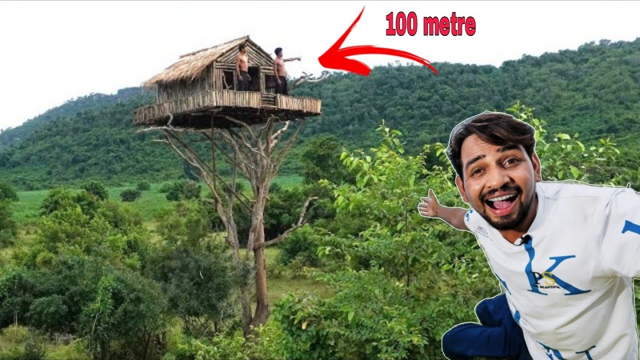 "Building a 12m High Treehouse with a Pool – You Won’t Believe This ...