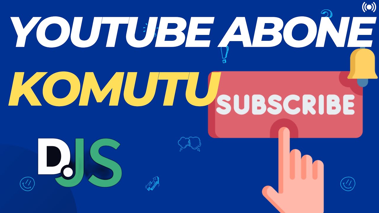 Discord.js v14 #67 YOUTUBE ABONE SAYISI Komutu - YouTube