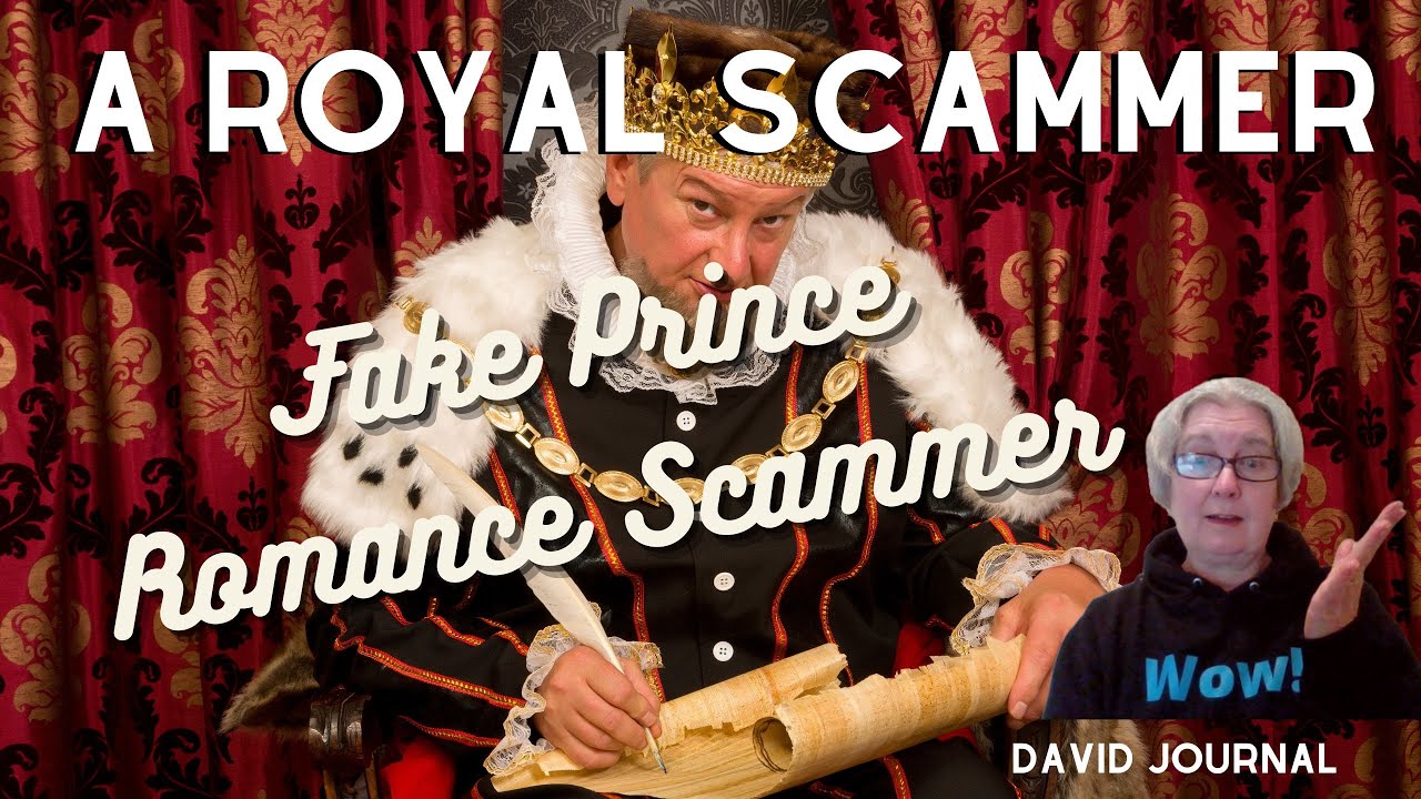 A Right Royal Scammer. Fake Prince Andrew - He Has No Idea Whose Photos ...
