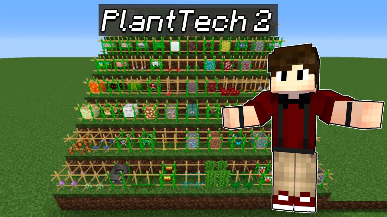 🌱ГАЙД ПО МОДУ PLANTTECH 2 - ГЕННАЯ ИНЖЕНЕРИЯ РАСТЕНИЙ И МЕТАЛЛОВ! - YouTube