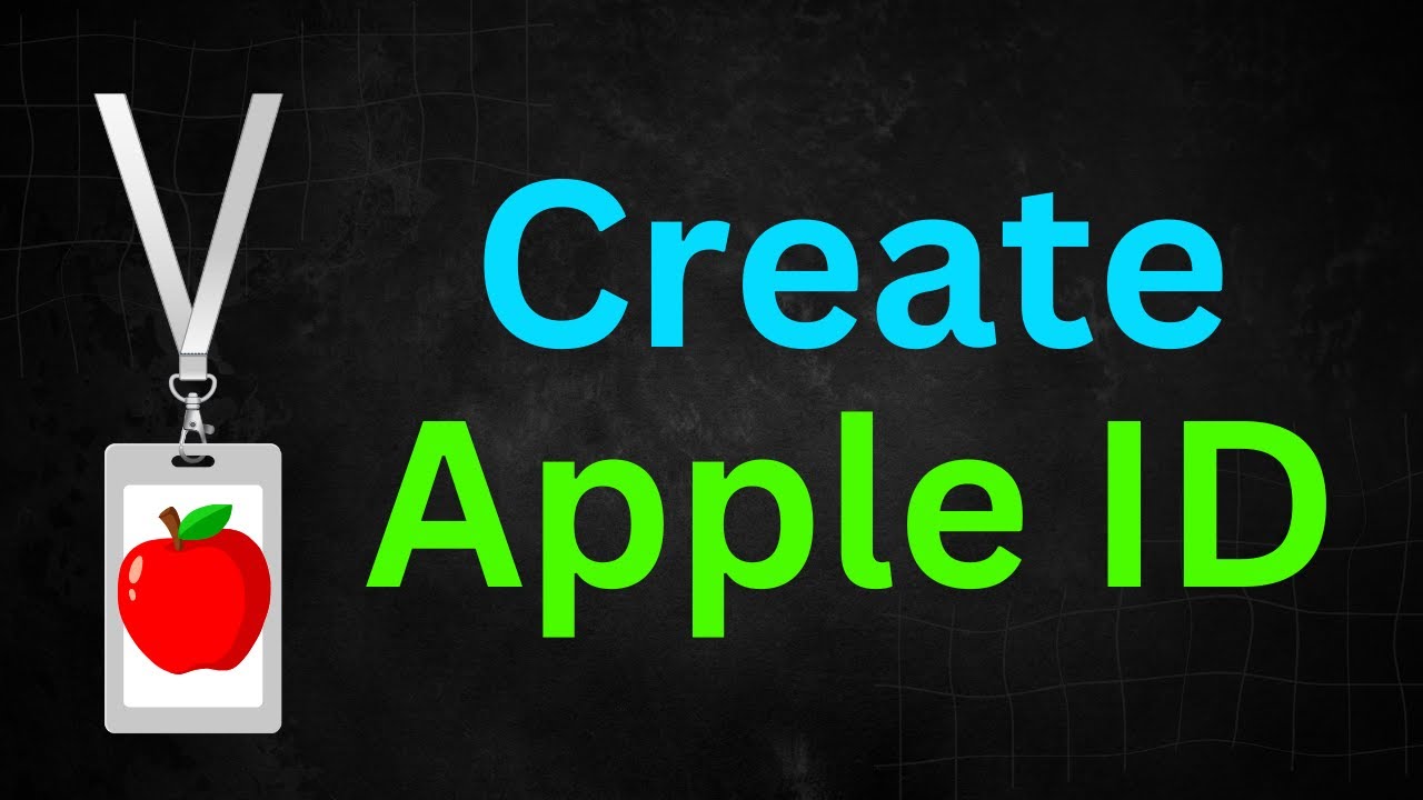 How to create an Apple ID easily without any issues - YouTube
