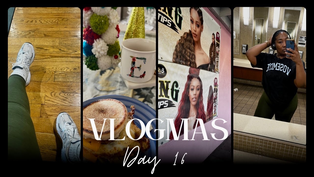 VLOGMAS DAY 16 | GRWM • Sunday Vlog • Hanging with my mom • Lower body ...