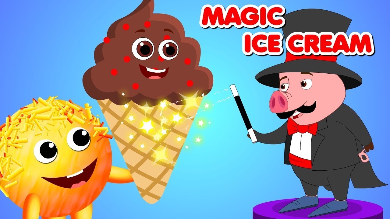 Mega Cake Pop eating Magic Ice Cream - YouTube