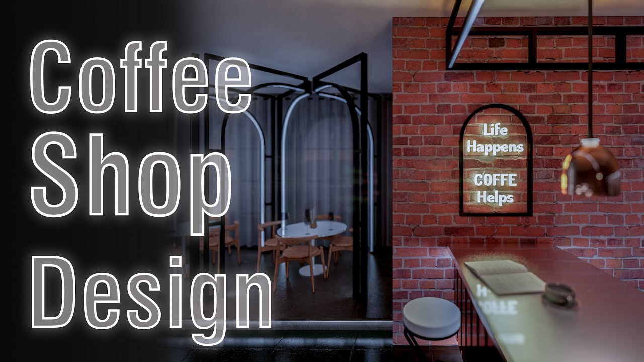 How Material and Lighting Can Elevate Your Coffee Shop Renders ?? - YouTube
