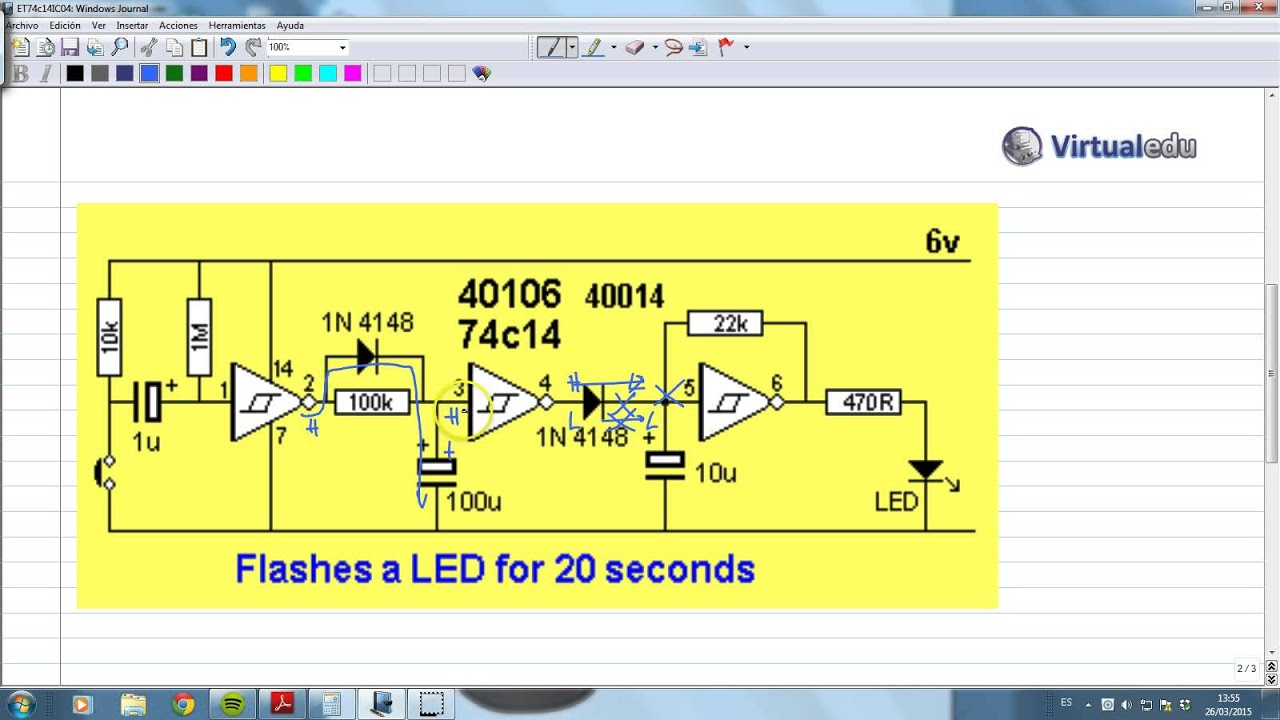 ElectroTutorial 730 IC 74c14 / 40106 (04) - YouTube