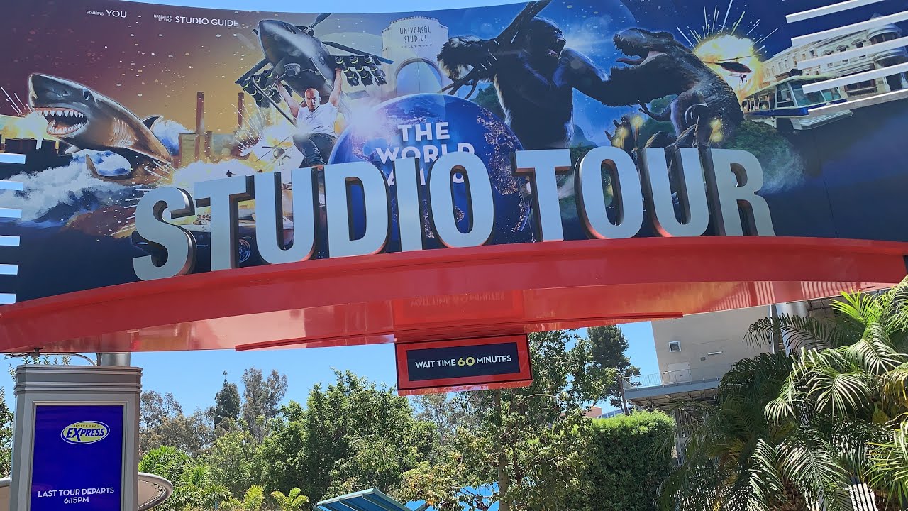The World-Famous Studio Tour |Backlot Tour Jaws| King Kong | Earthquake ...