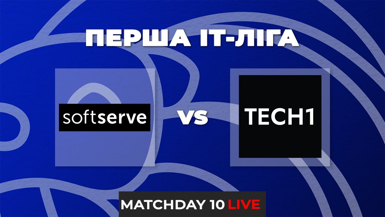 LIVE | SoftServe A2 - Tech1 (Перша ІТ-Ліга 2024/2025) - YouTube