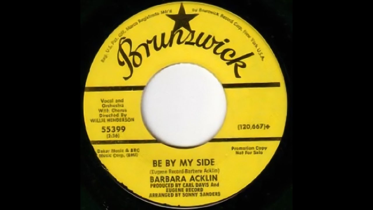 Barbara Acklin - Be By My Side - UK MCA Records Published 1968 - YouTube