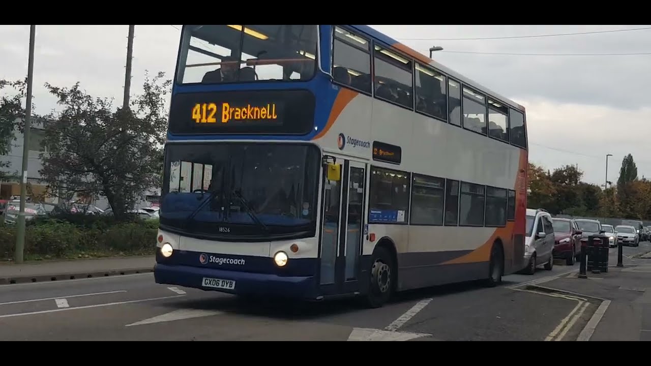 Here is the stagecoach bus 18526 on the number 412 in Aldershot Monday ...