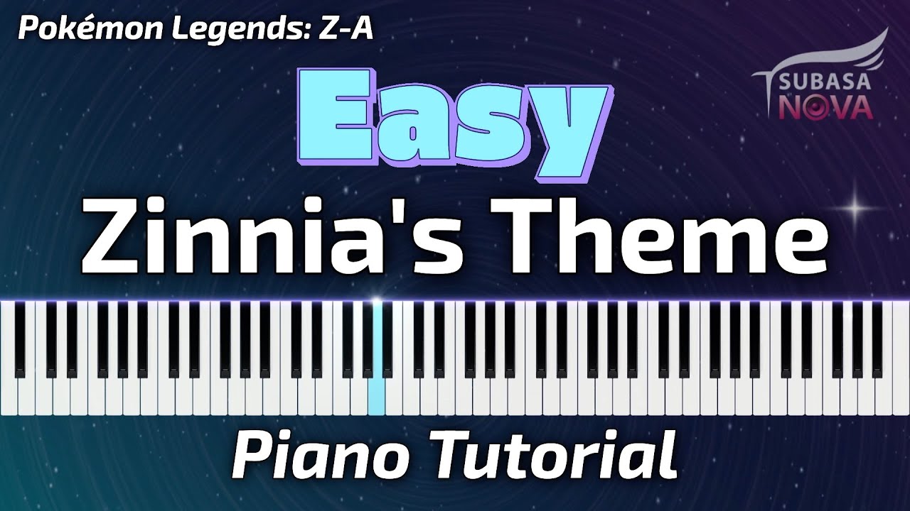 Zinnia's Theme (Easy) - Pokémon Legends Z-A | Piano Tutorial & Sheet ...