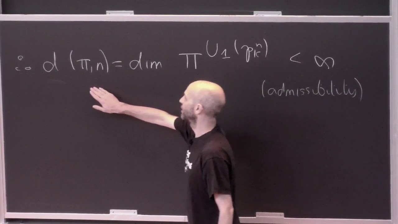 Kevin Buzzard (lecture 9/20) Automorphic Forms And The Langlands ...