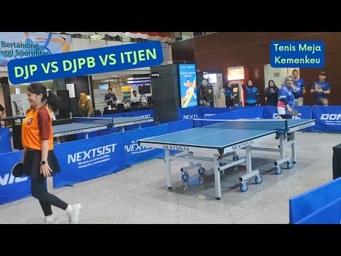 Kejuaraan Tenis Meja Kemenkeu 2024 - Anisa (DJP) vs Reghina (DJPB) vs ...