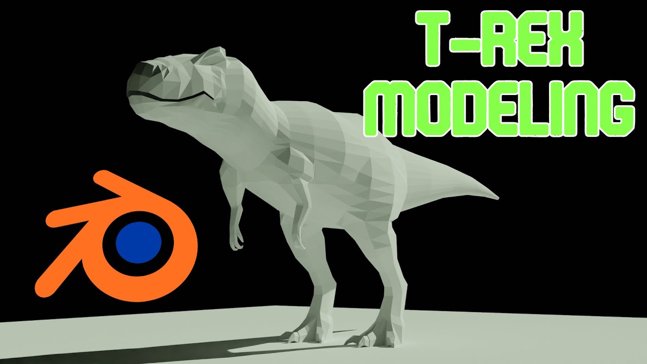 Blender T-rex | 3D Modelling - YouTube