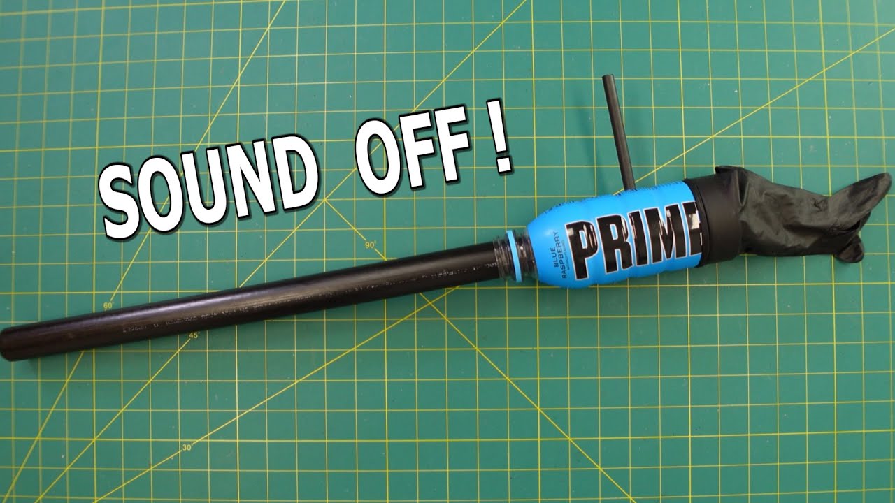 Make Yourself a PRIME Super Loud Air Horn in 5 Minutes, Easy $5 or less ...