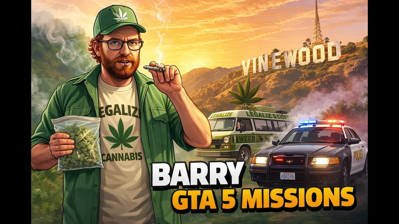 🔴 LIVE: GTA 5 Barry Mission Gameplay | Funny Side Mission - YouTube