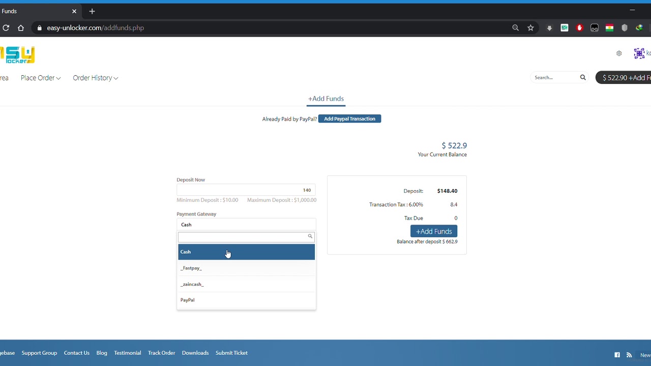 how to add credits to easy unlocker - YouTube