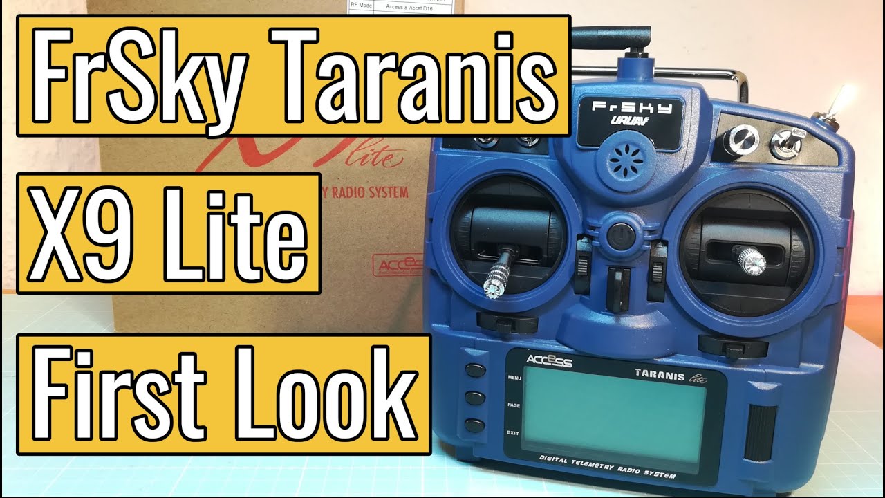 FrSky Taranis X9 Lite - First Look - YouTube