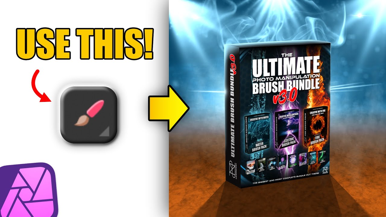 How To Create A Poster From SCRATCH in Affinity Photo - YouTube