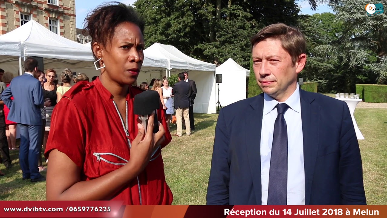 RECEPTION DU 14 JUILLET 2018 A LA PREFECTURE DE MELUN - YouTube