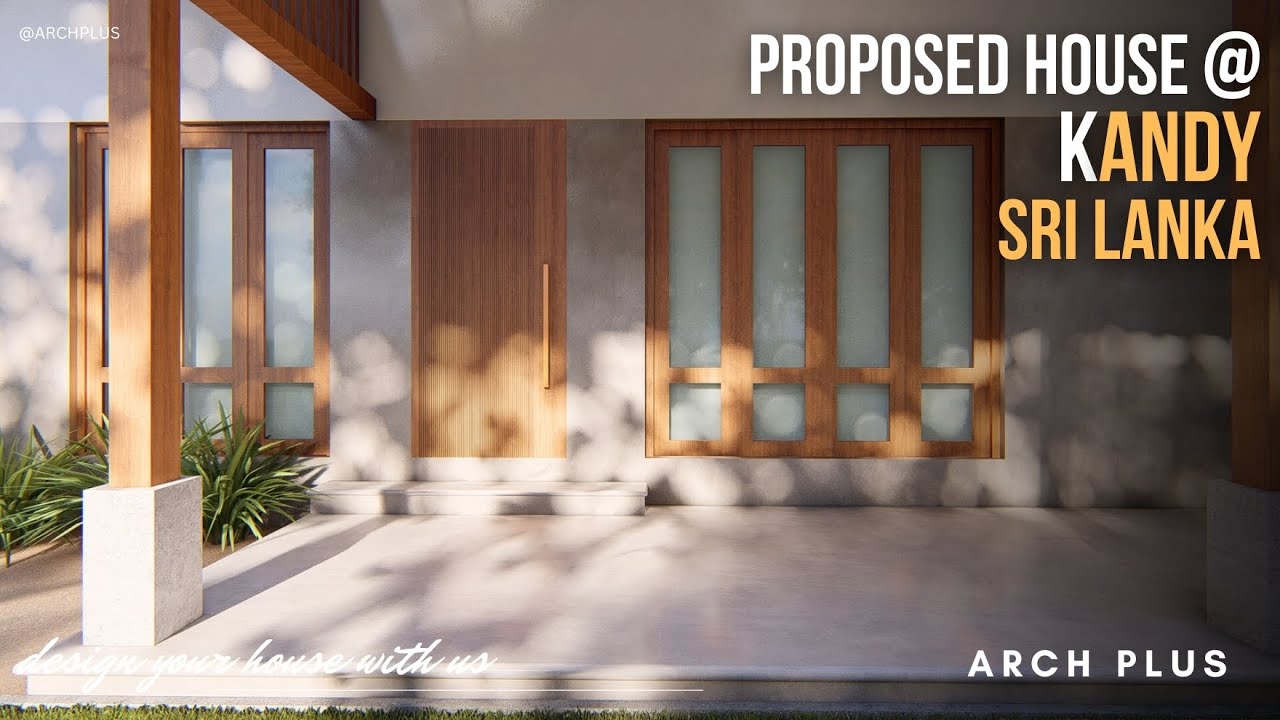 Architectural house design Sri Lanka I Proposed House @ Kandy I modern ...