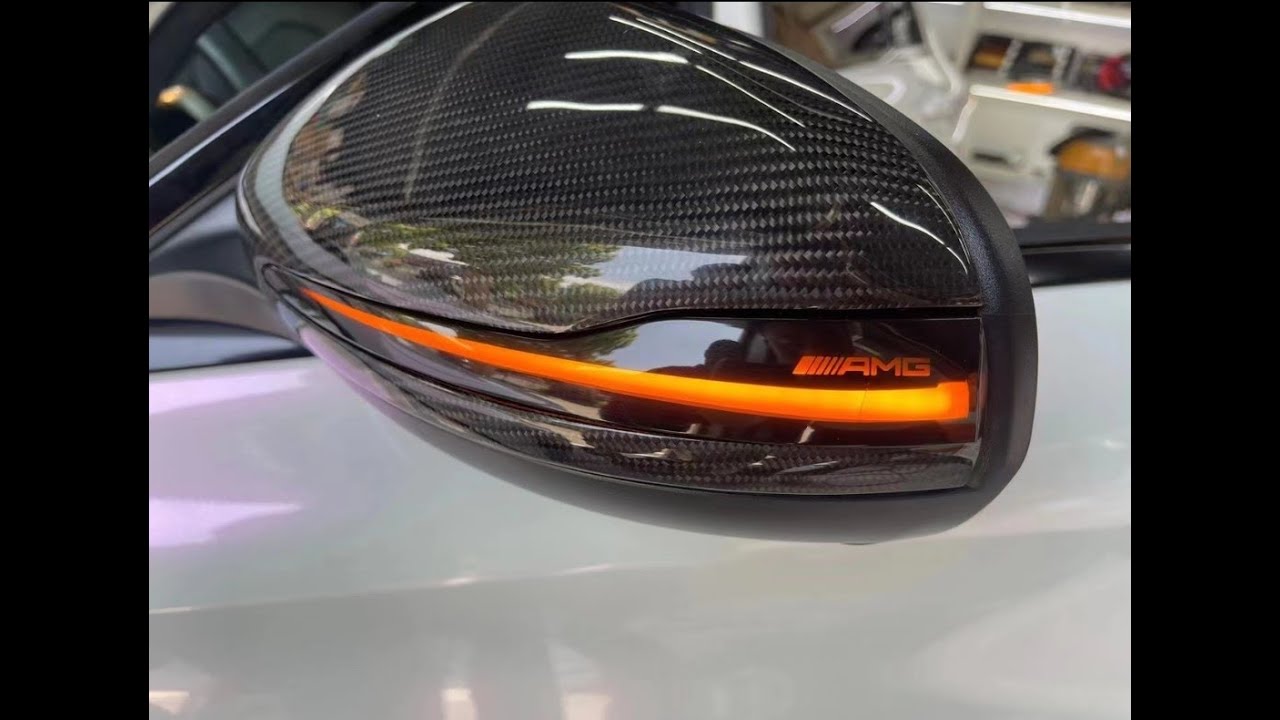 Dynamic turn signal for side mirror Mercedes W222 W213 W205 - YouTube