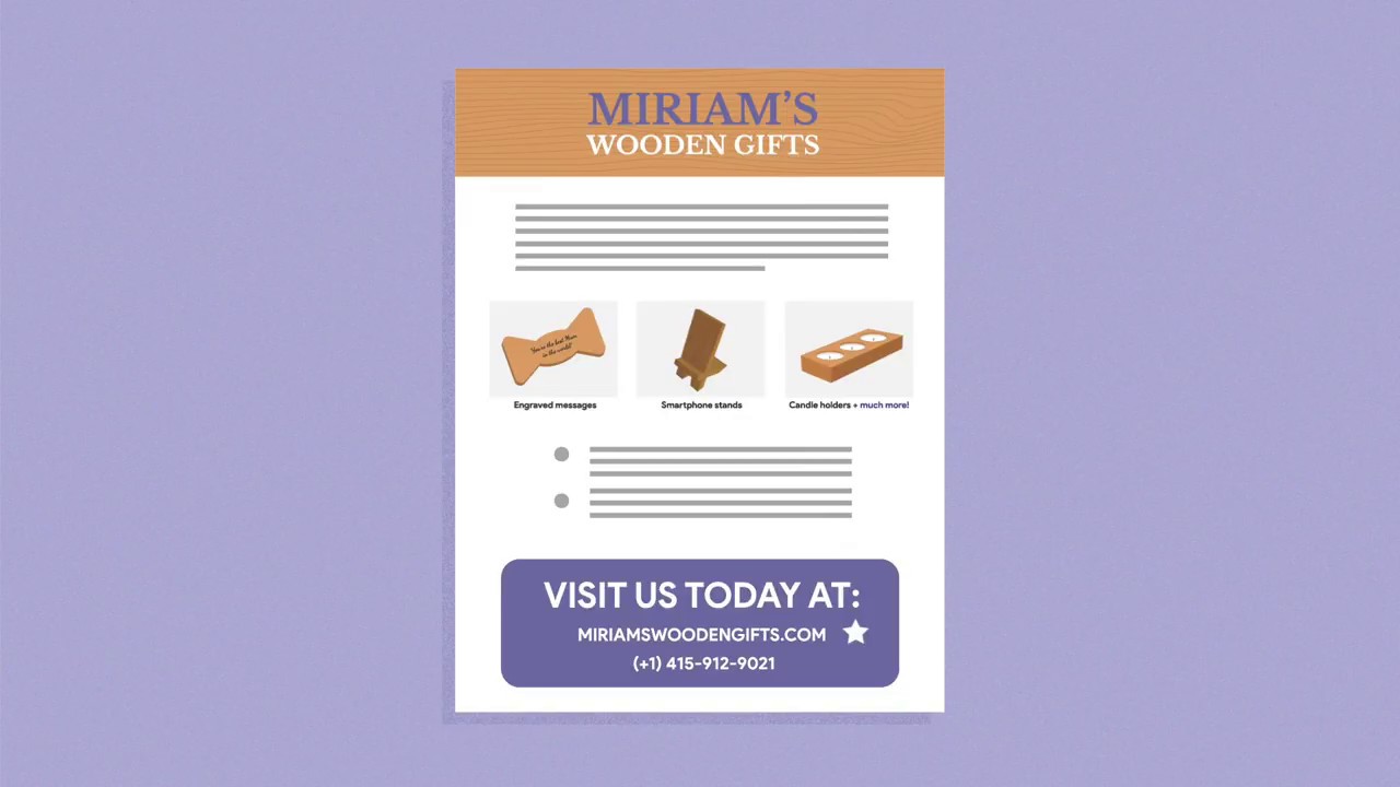 Add Your Logo to Your Flyer - YouTube