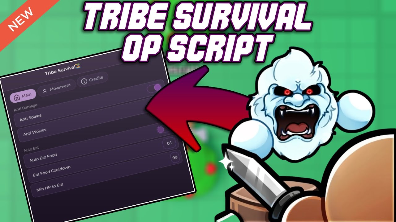 [NEW] Tribe Survival OP Script (2025) PASTEBIN - Anti Spikes | Anti ...