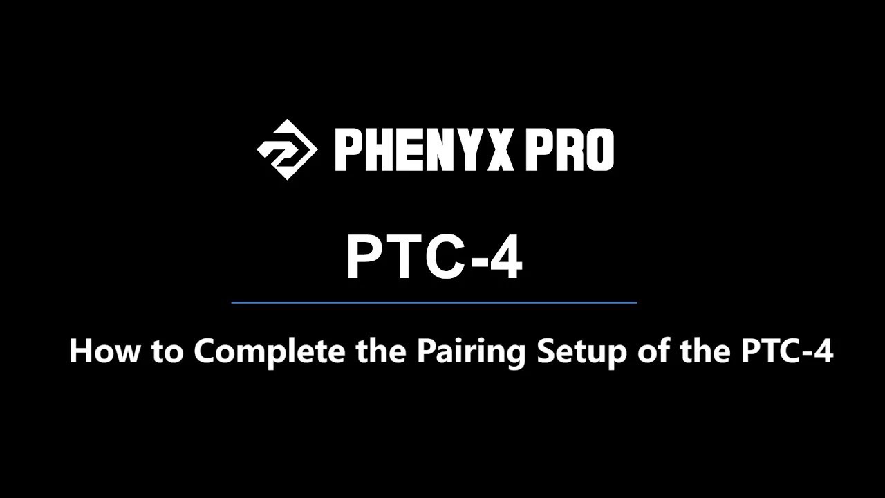 Tutorial - How to Complete the Pairing Setup of the PTC-4 - YouTube