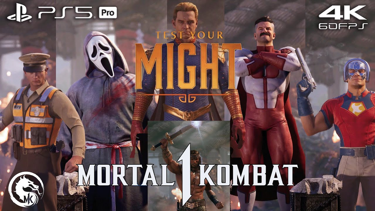Mortal Kombat 1– Test Your Might Challenge DLC Fighters (PS5 Pro 4K ...